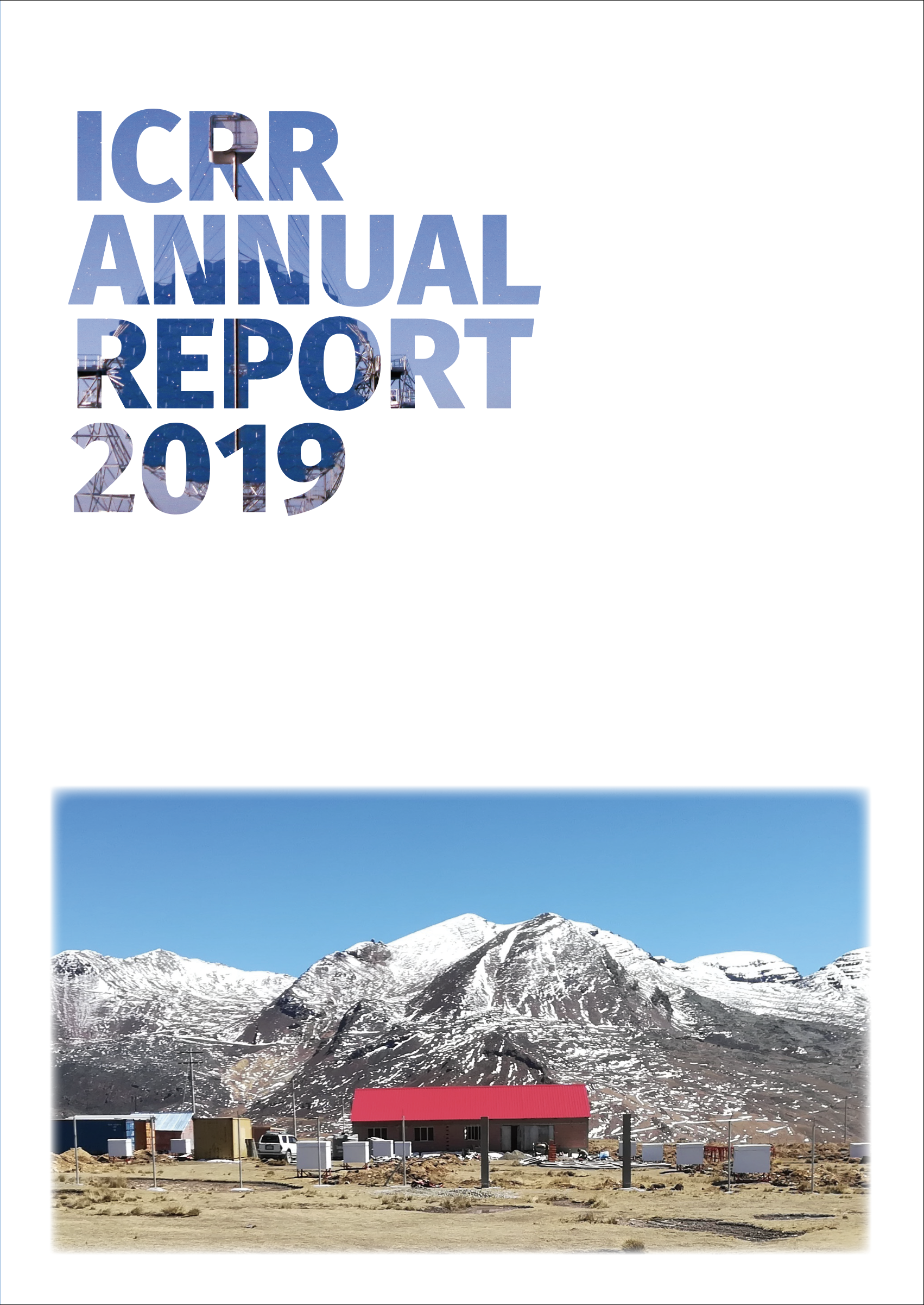 Annual Report 2019 | ICRR | Institute for Cosmic Ray Research ...